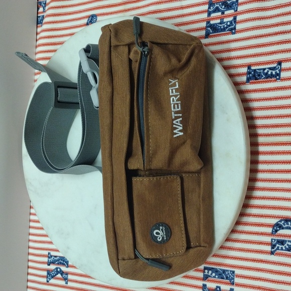 Waterfly | Bags | Waterfly Brown Waist Bag With Adjustable Strap | Poshmark